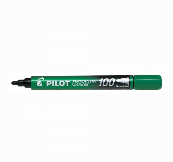 Marker Permanent Bullet Point Green – Van Schaik