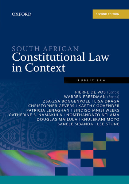 SA Constitutional Law in Context – Van Schaik