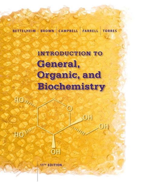Introduction to General Organic and Biochemistry – Van Schaik
